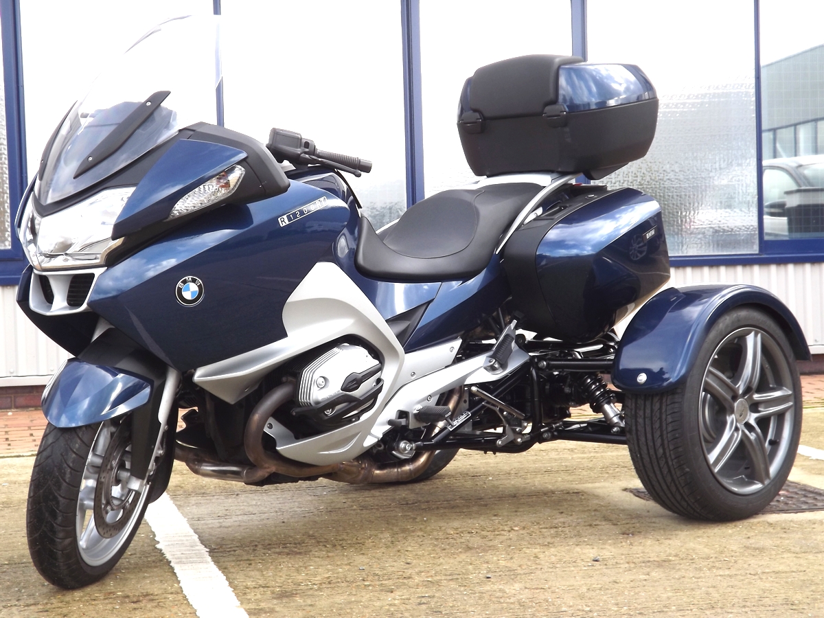 Casarva BMW R1200RT trike with IRS and reverse gearbox