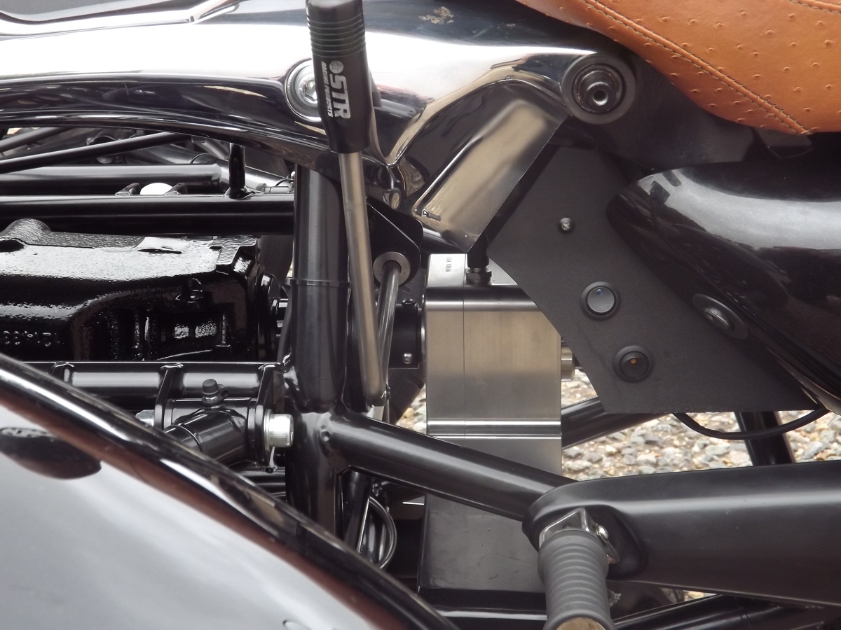 Casarva Rocket 111 Classic trike with reverse gearbox raked forks